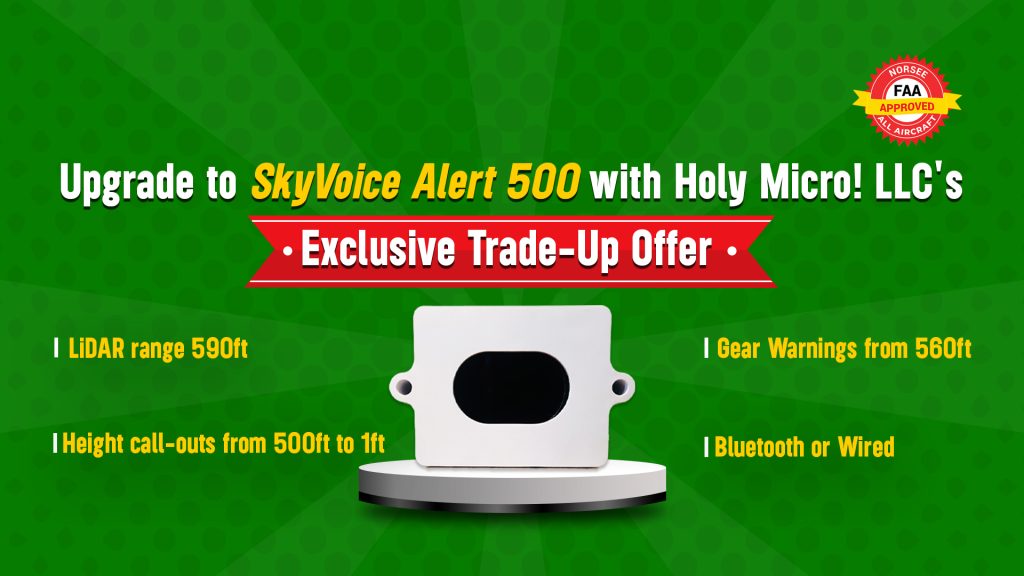 Holy Micro! LLC - Safe flying with SkyVoice Alert LHA 500